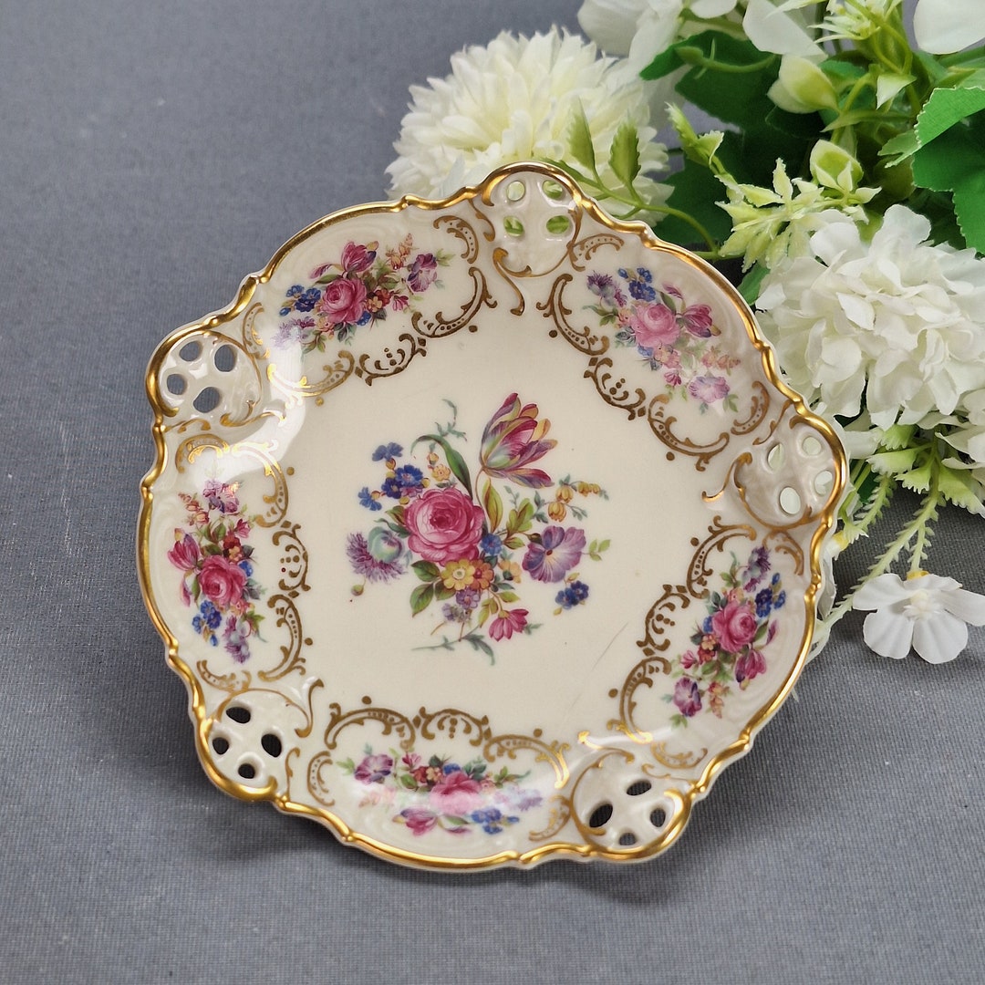 Vintage Rosenthal Moliere Kronach Elfenbein Porcelain Plate in Art ...