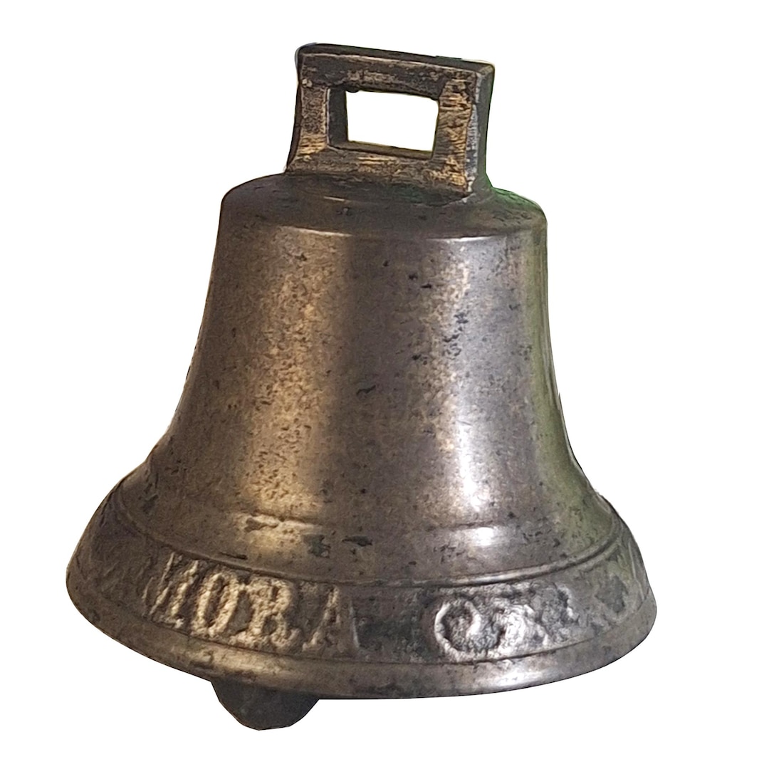 Antique Swedish Bronze Farm Bell BJM Mora Dalarna 1920 Livestock Cow ...