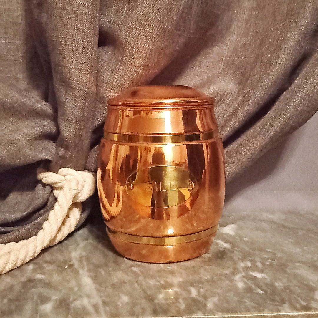Vintage Swedish Copper Sill Jar, Kitchen Storage Decor - Etsy