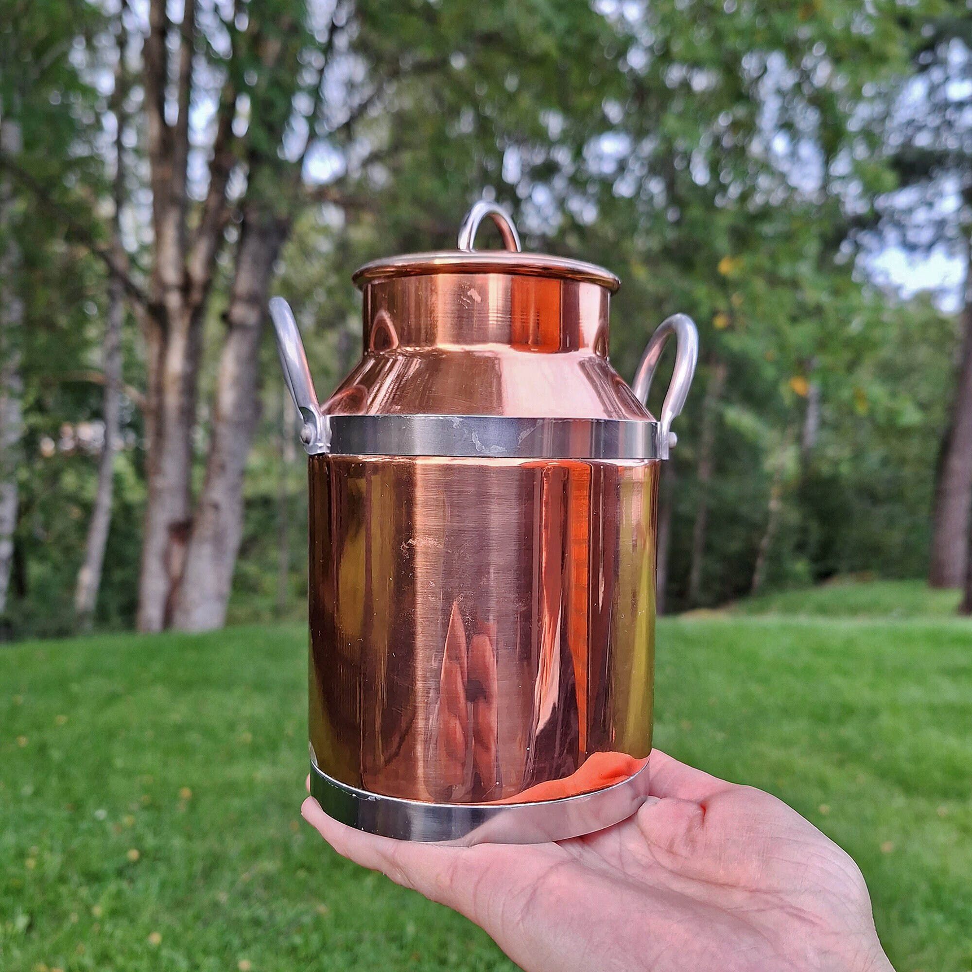 Vintage Swedish Copper Milk Can, Stamp Dorra Produkter,craftsman ...