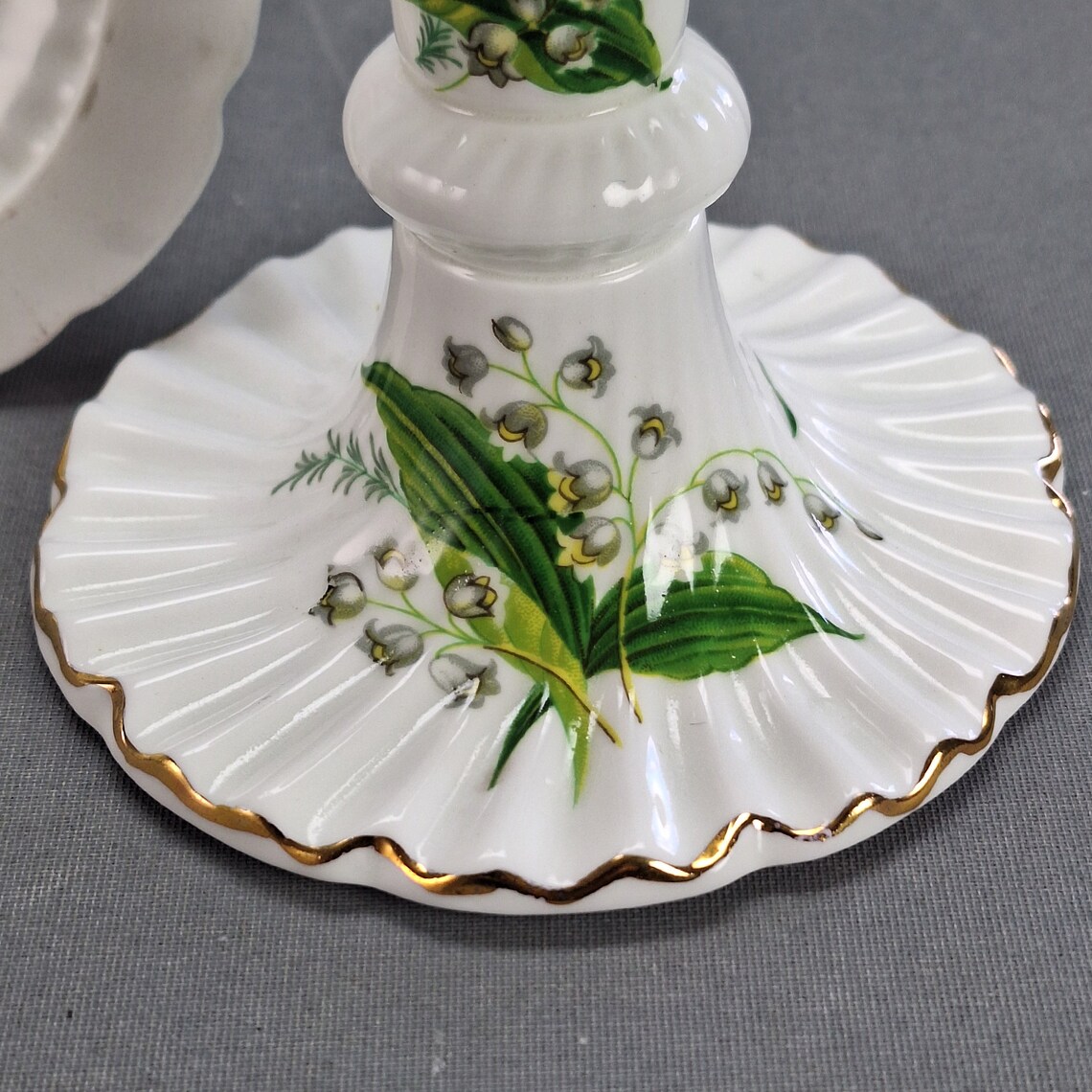 Vintage Hammersley Fine Bone China lily of the Valley Pair of ...