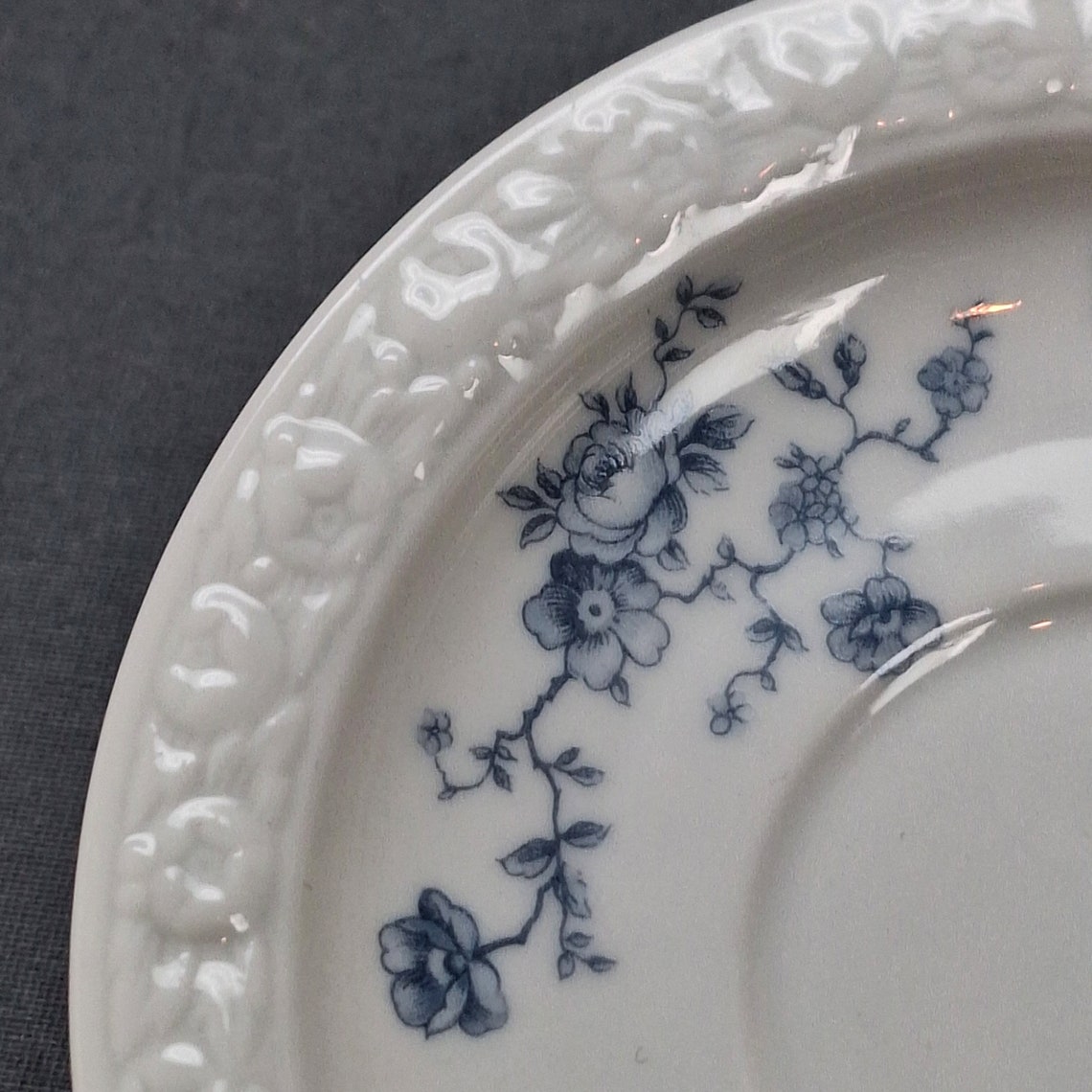 Vintage Rosenthal Maria Bone China Tea Set, Blue Bouquet, Candlesticks ...