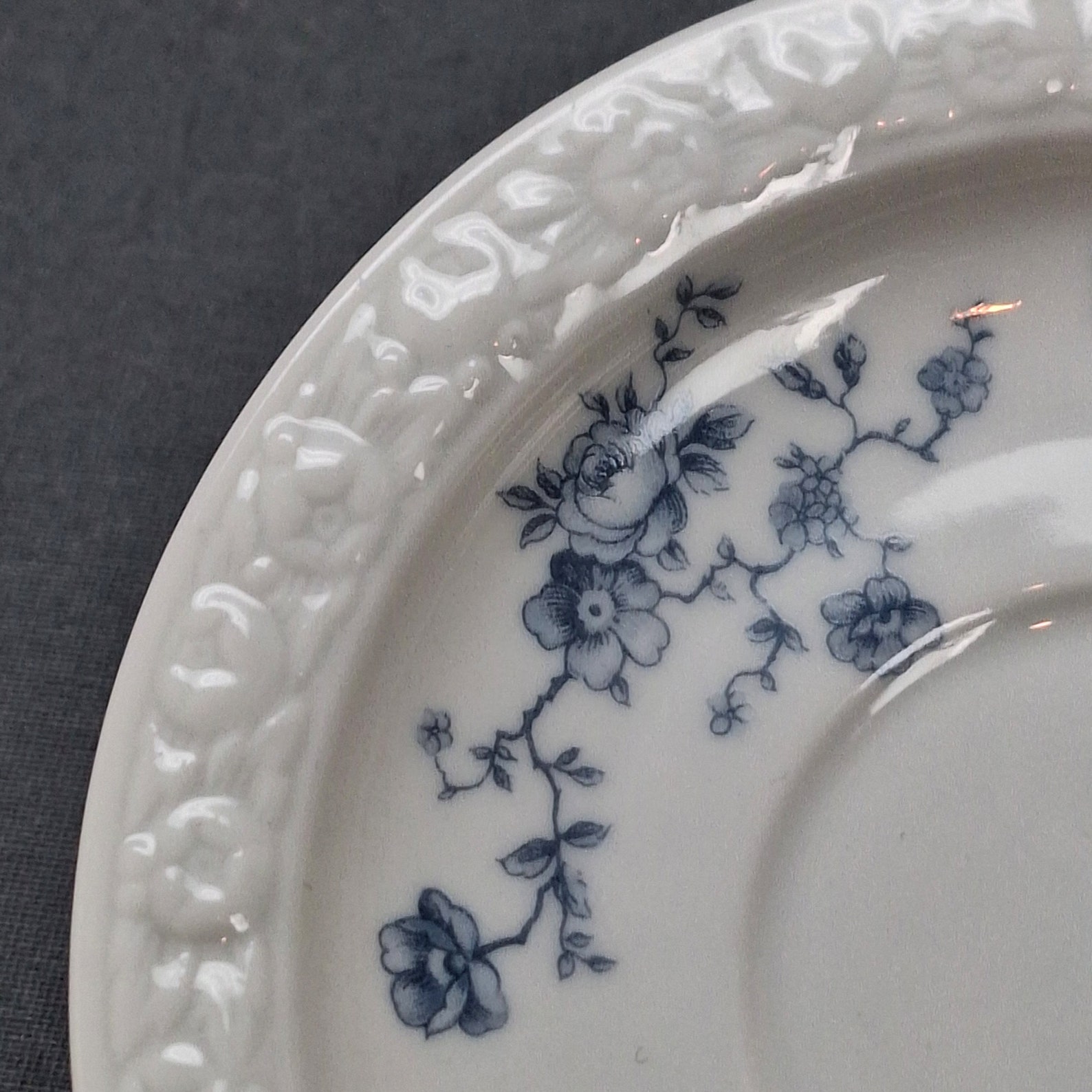 Vintage Rosenthal Maria Bone China Tea Set, Blue Bouquet, Candlesticks ...