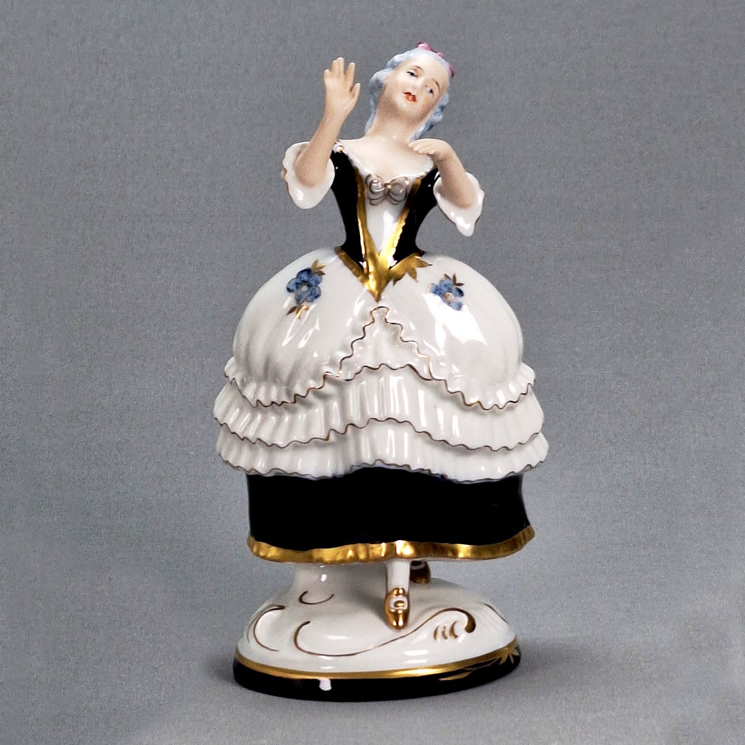 Vintage Dancing Ballerina Royal Duh Bohemia 3794, Rococo Style ...