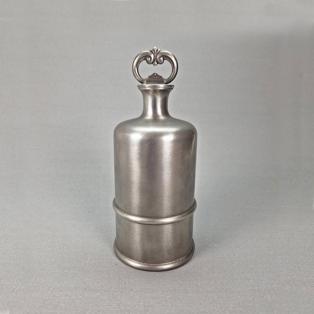 Vintage Swedish Pewter Flask, MEMA Svenskt Tenn, Collectible Barware - Etsy