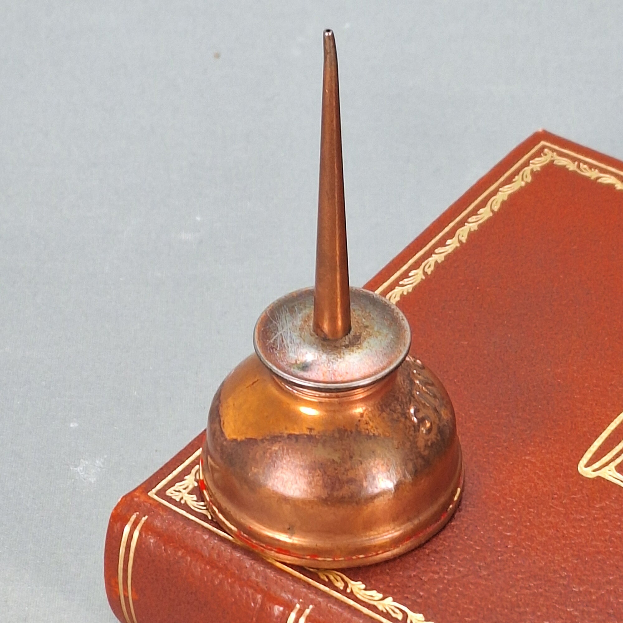 Antique Singer Oil Can,sewing Machine Care Oil, Copper Oil Dispenser ...