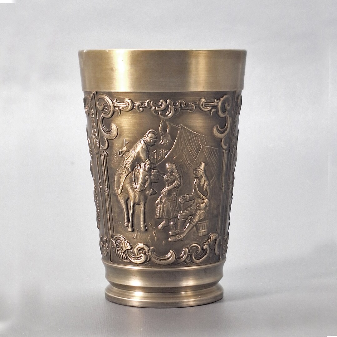 Vintage Pewter Wine Cup by Vogel Gutezinn - Mid Century German ...