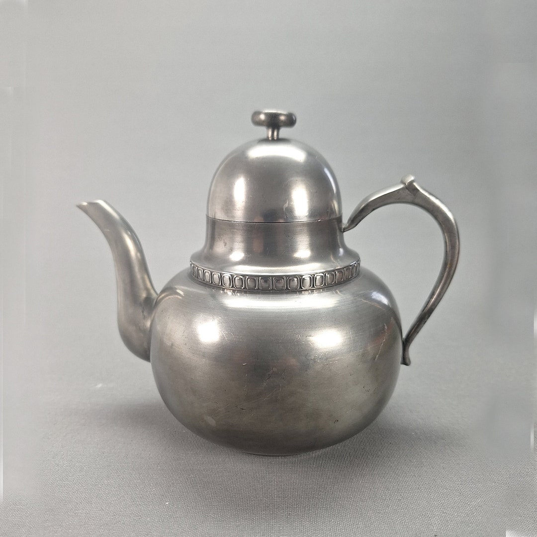 Vintage Rein Zinn Pewter Teapot, Art Deco German Coffee Pot, 1920s - Etsy