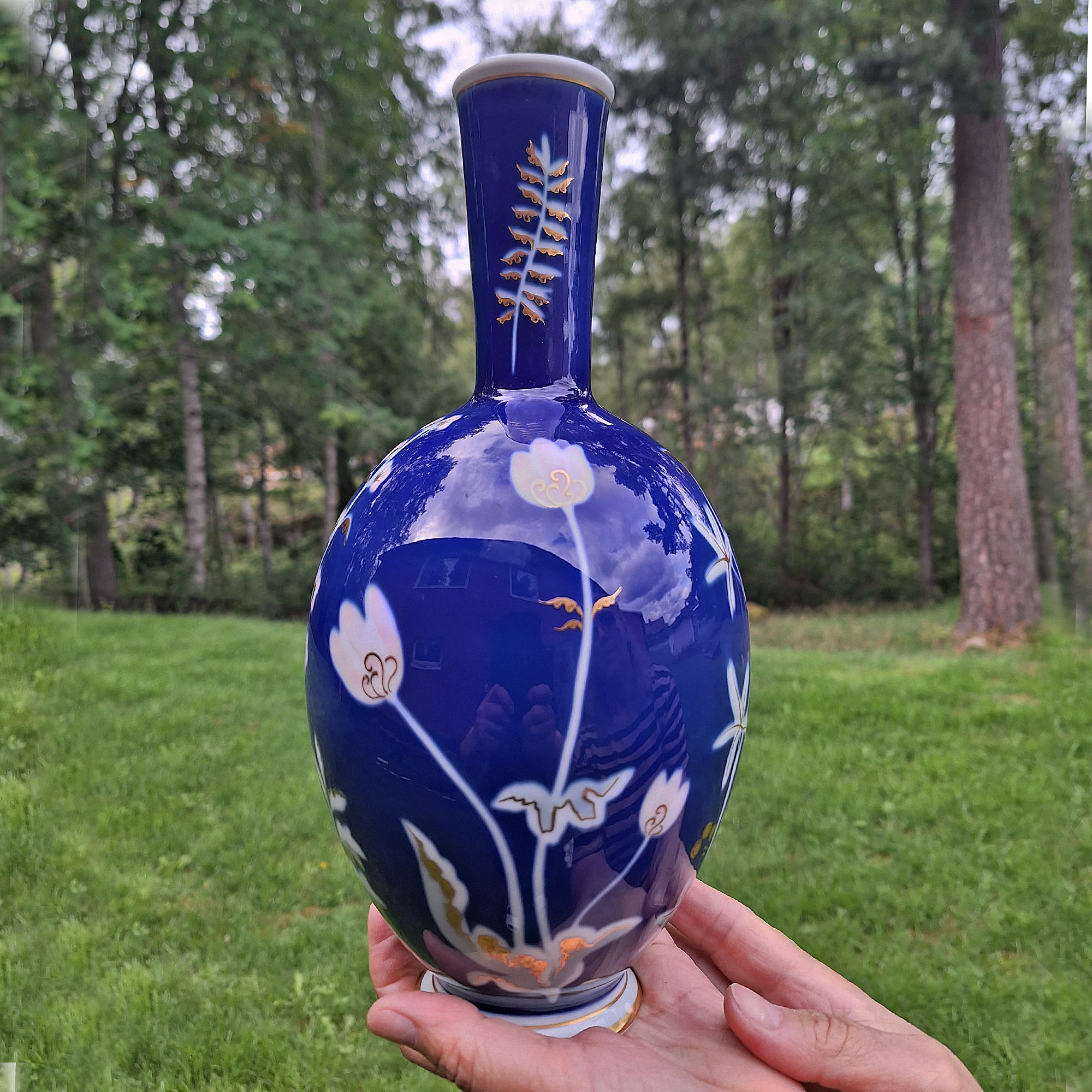 Antique Rosenthal Hand Painted Porcelain Vase,stamped Rosenthal Germany ...