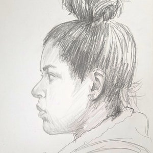 Professional, Portrait Drawing, Realistic, Graphite Sketch, Great Gift ...