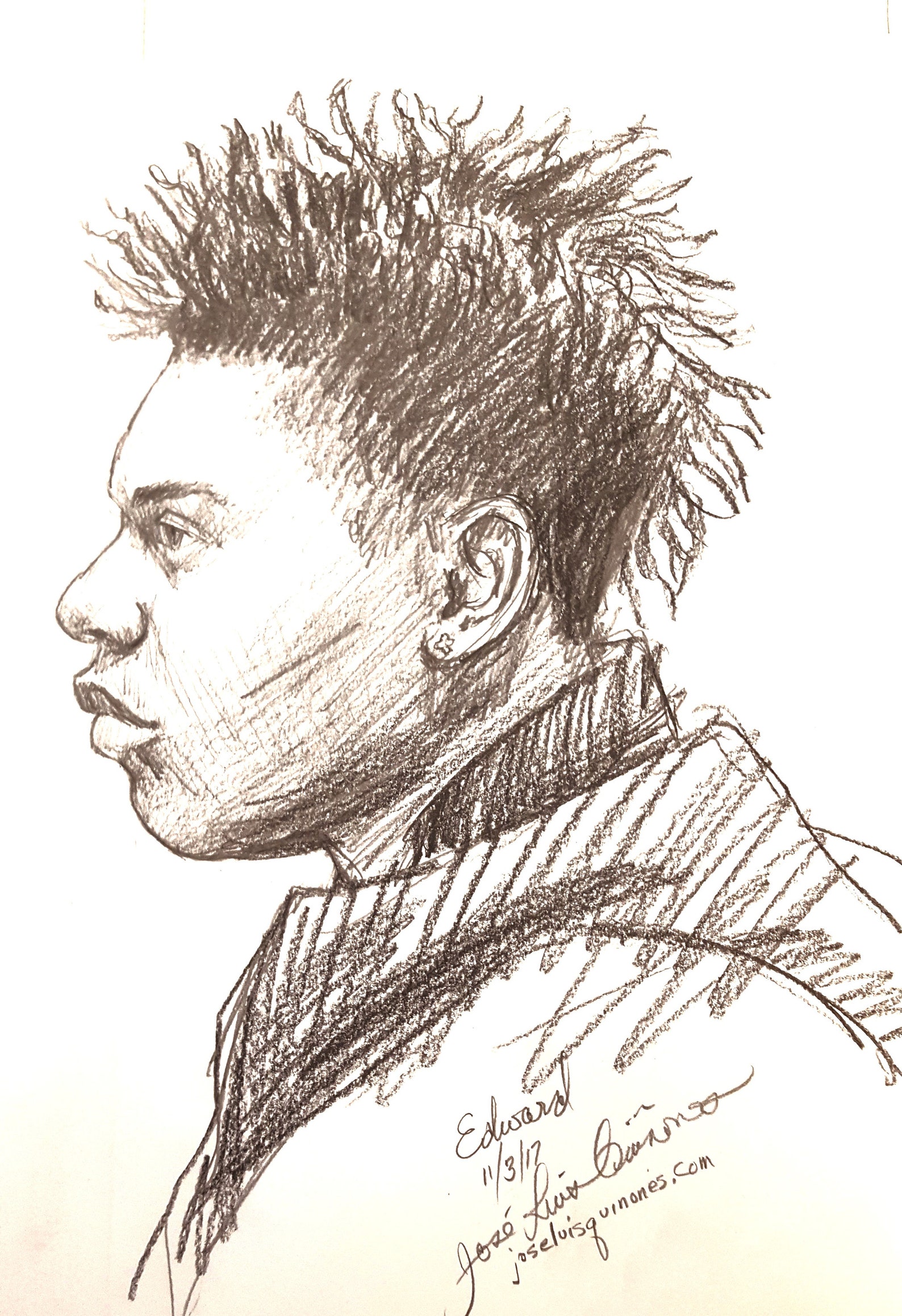 Professional, Portrait Drawing, Realistic, Graphite Sketch, Great Gift ...