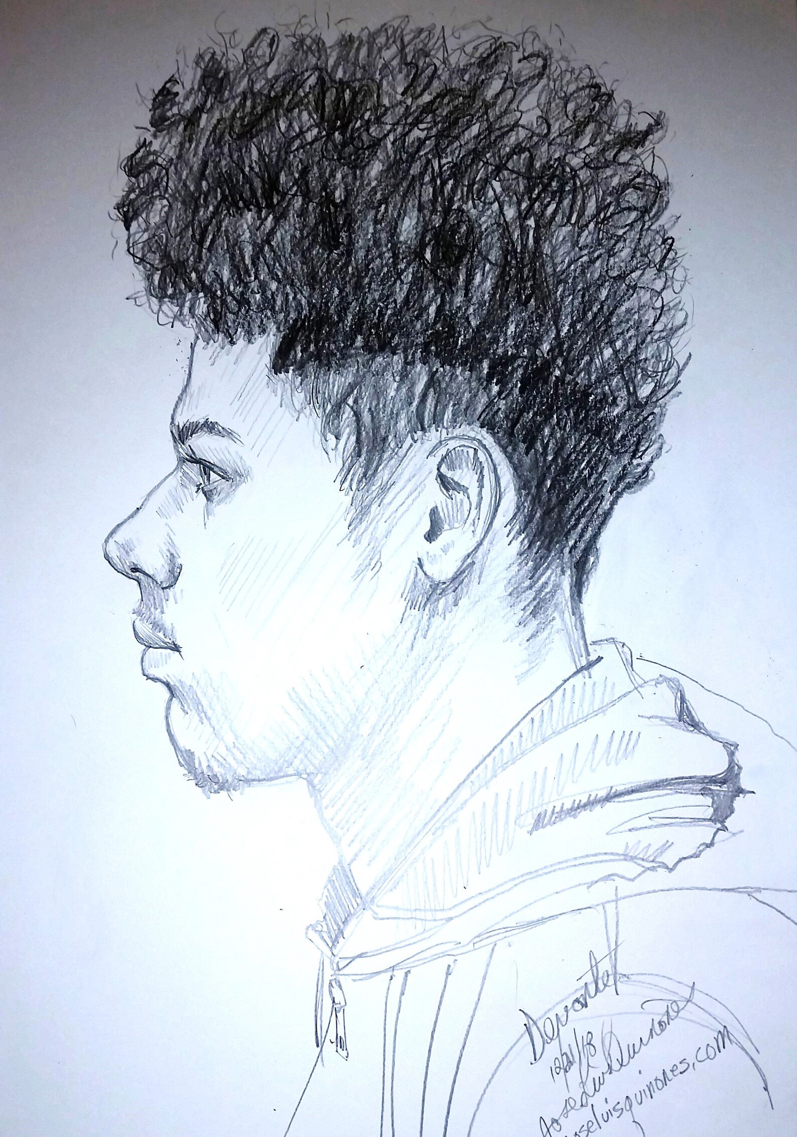 Professional, Portrait Drawing, Realistic, Graphite Sketch, Great Gift ...