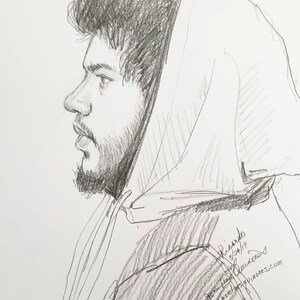 Professional, Portrait Drawing, Realistic, Graphite Sketch, Great Gift ...