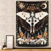 Psychedelic Tapestry Moth Butterfly Tapestry Sun Moon Tapestries Solar ...