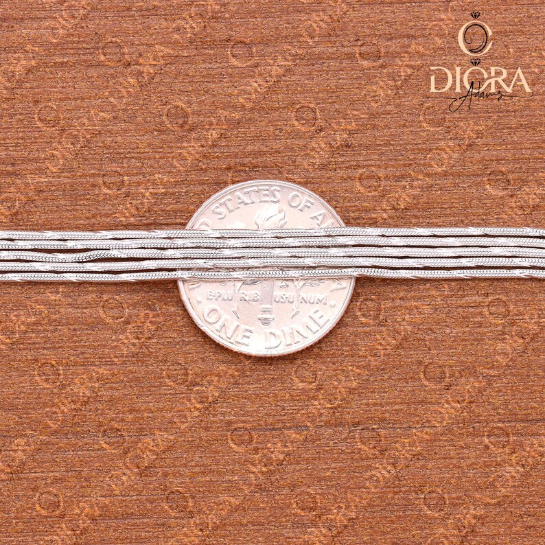 Multi Strand Snake Link Chain Herringbone Chain Necklace 50.93mm Thick ...