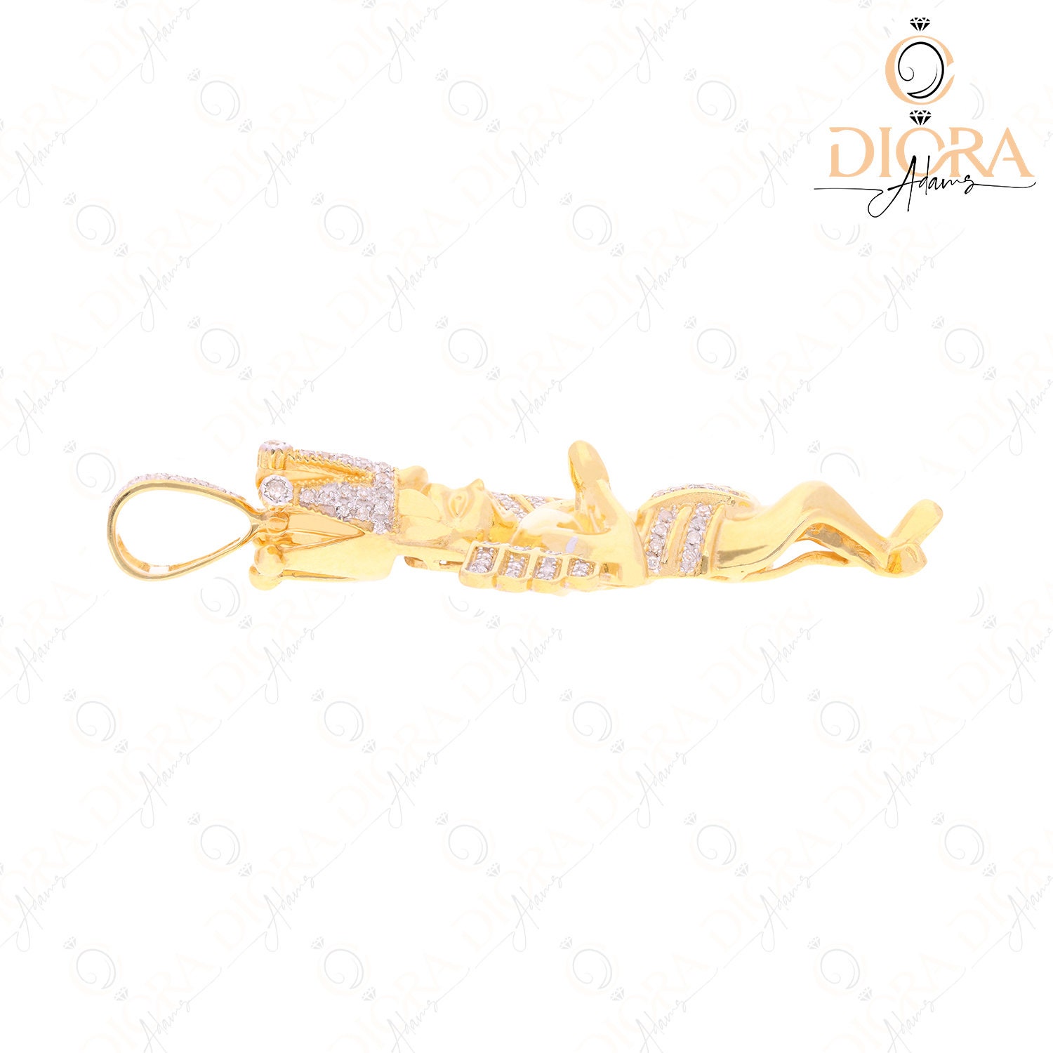 Baby Angel Crown Necklace Iced Out Baby Angel Praying - Etsy