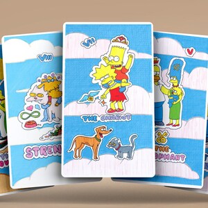 The Simpsons Tarot, 78 Cards Deck, Tarot With Guide Book, Rider Waite ...
