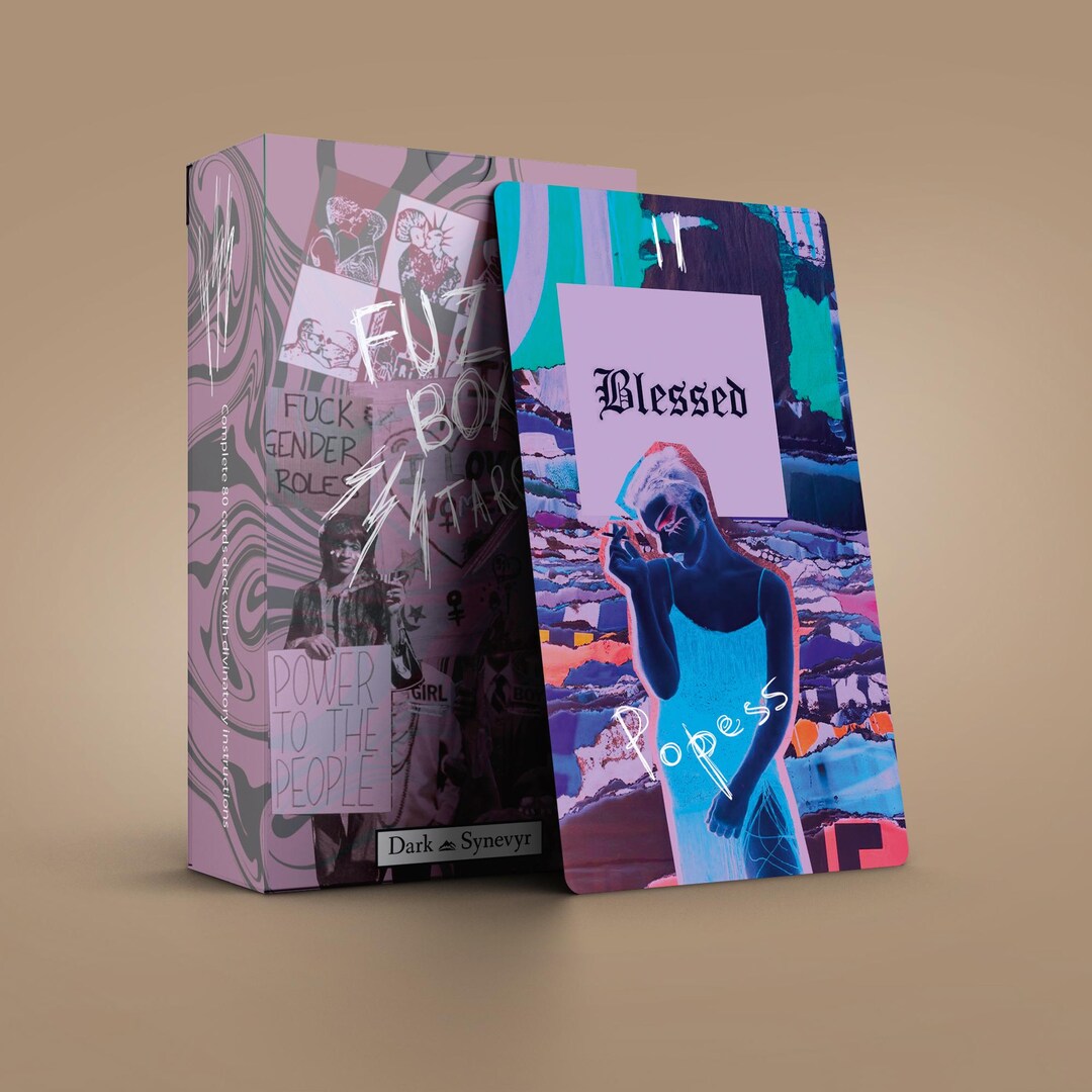 PDF Printable Tarot Cards Fuzzbox Tarot Cards Deck With Guide Book and ...