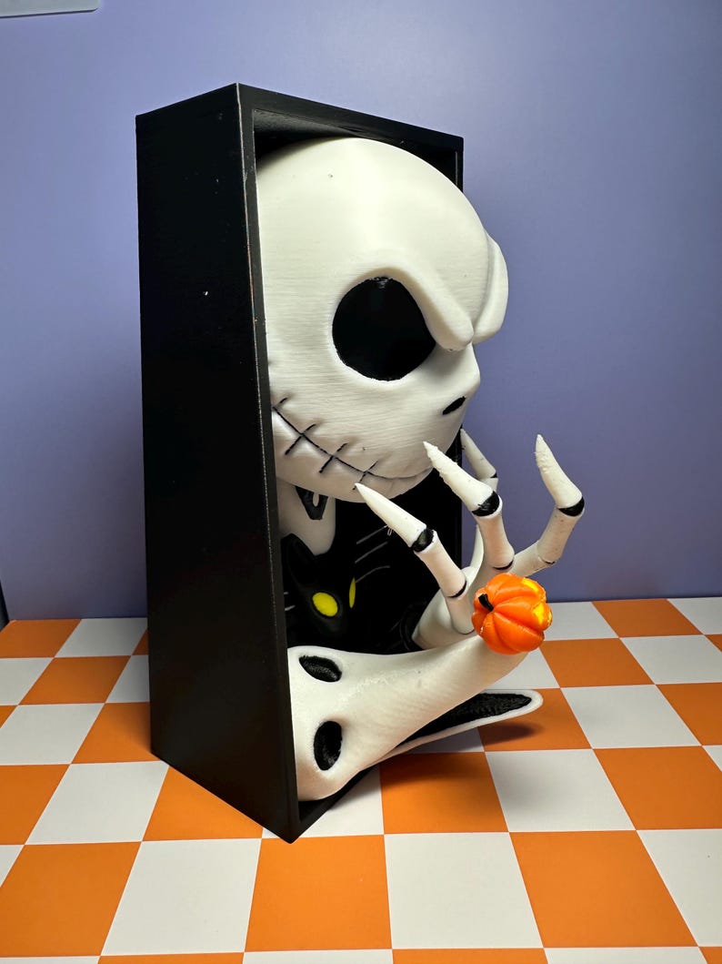 Jack Skellington Book Nook - Nightmare Before Christmas - Etsy