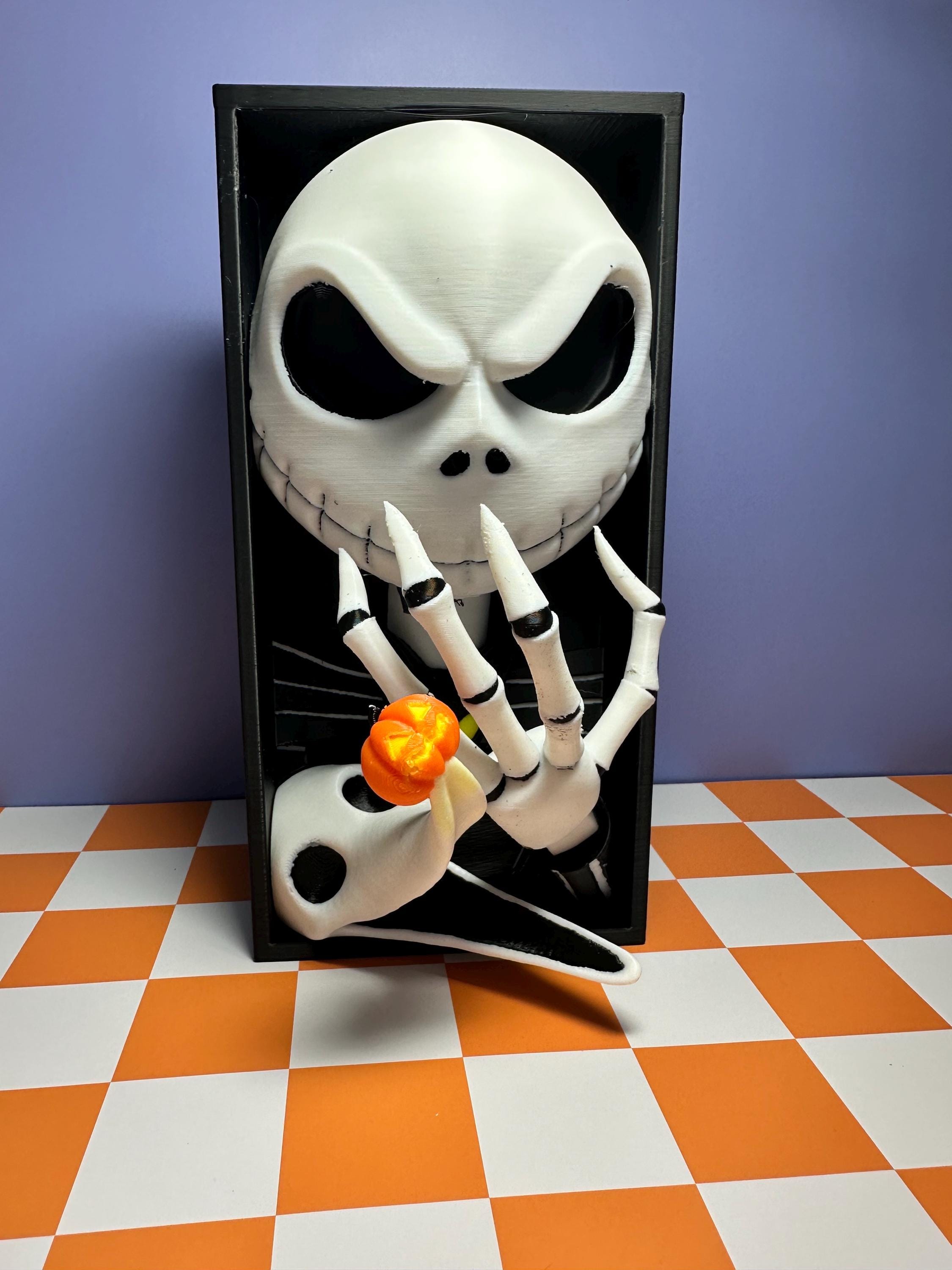 Jack Skellington Book Nook - Nightmare Before Christmas - Etsy