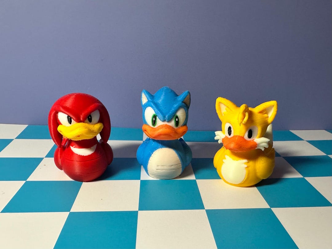 Sonic the Hedgehog Cruise Ducks - Sonic, Tails & Rocket - Etsy