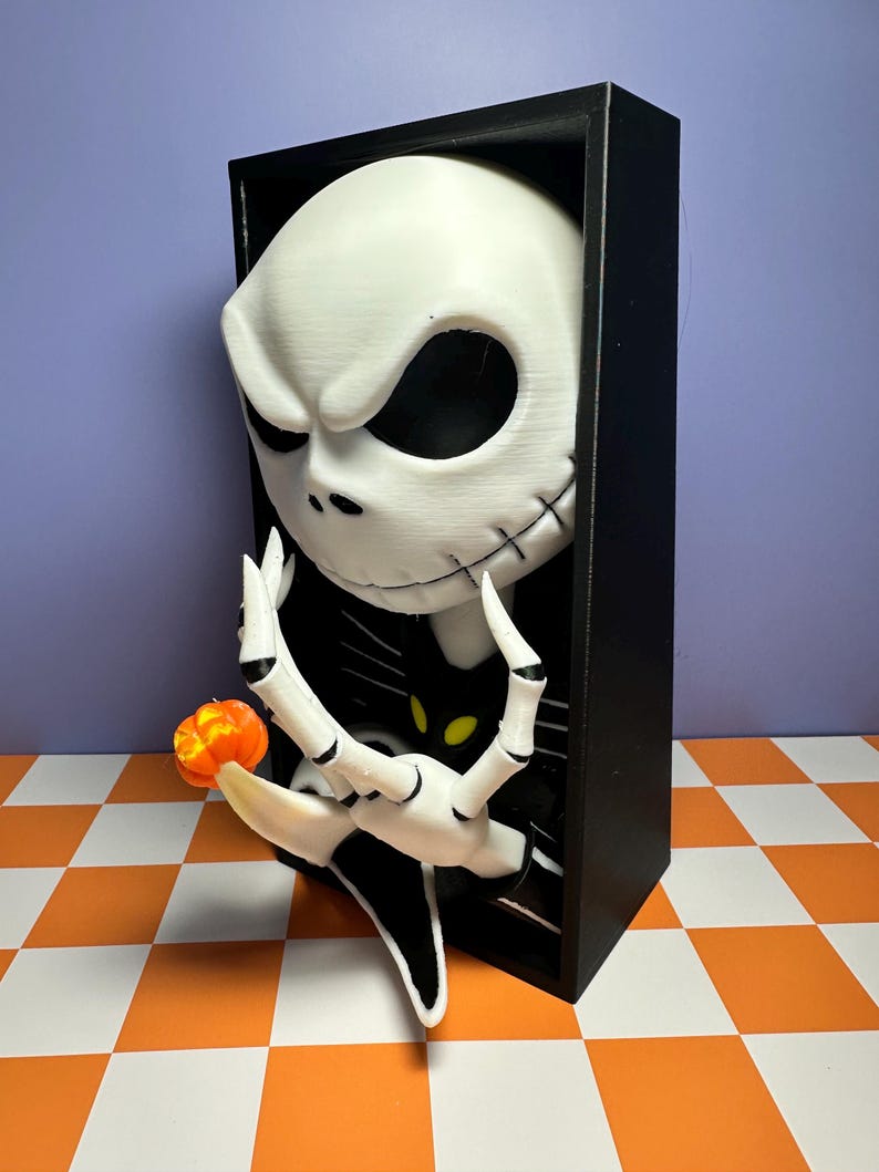 Jack Skellington Book Nook - Nightmare Before Christmas - Etsy
