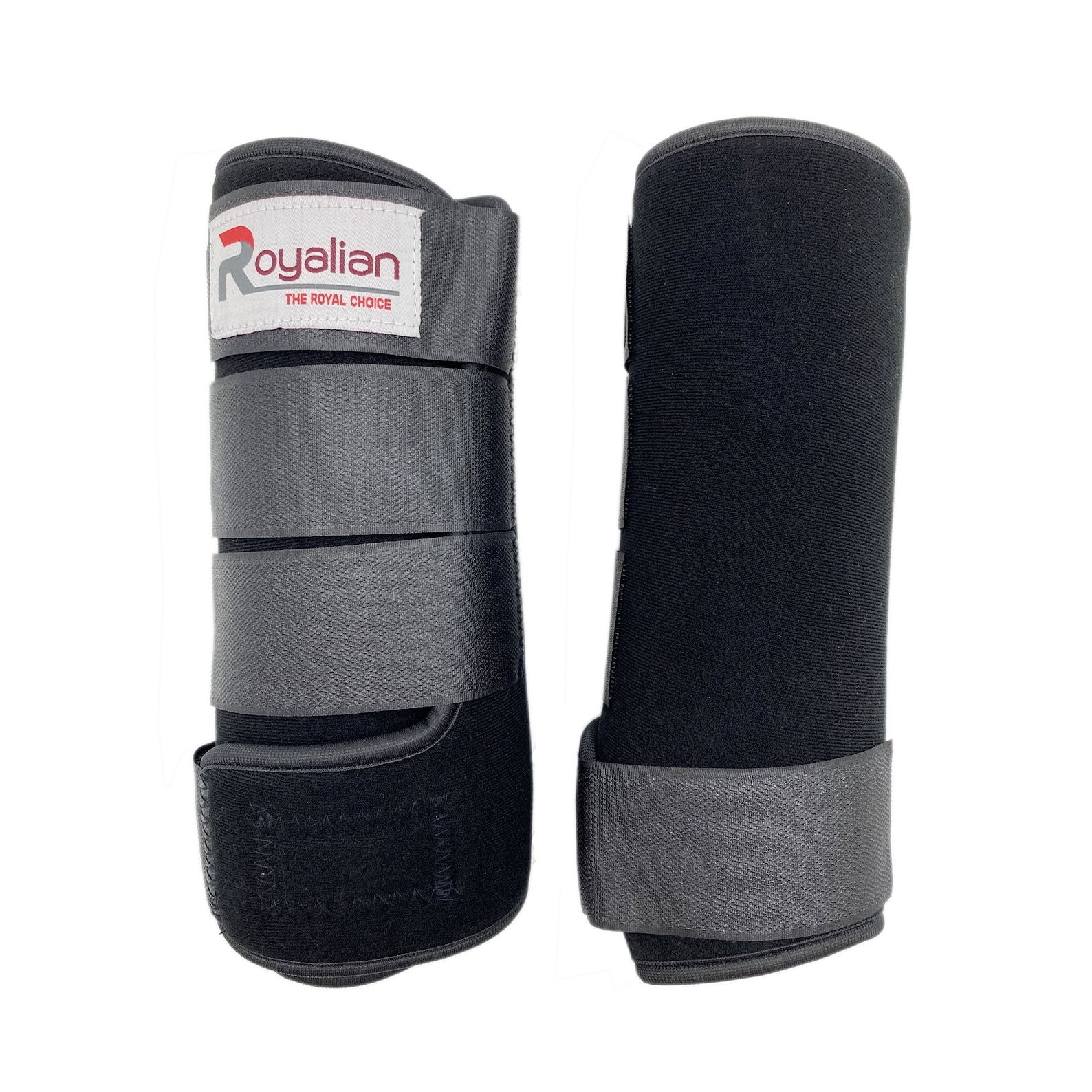 Royalian Horse Riding Medicine Boots Equestrian Breathable Fleece Brushing Boots for Horse (full ...