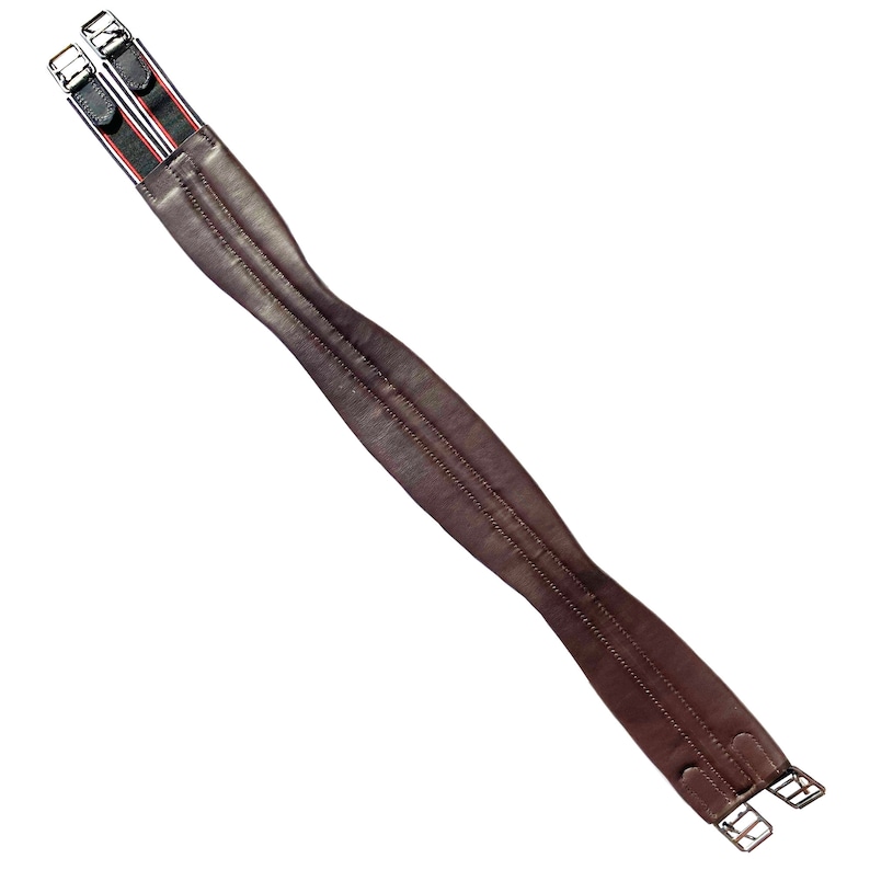 Royalian Equestrian Horse Brown Leather Girth Non-slip Sangle With ...