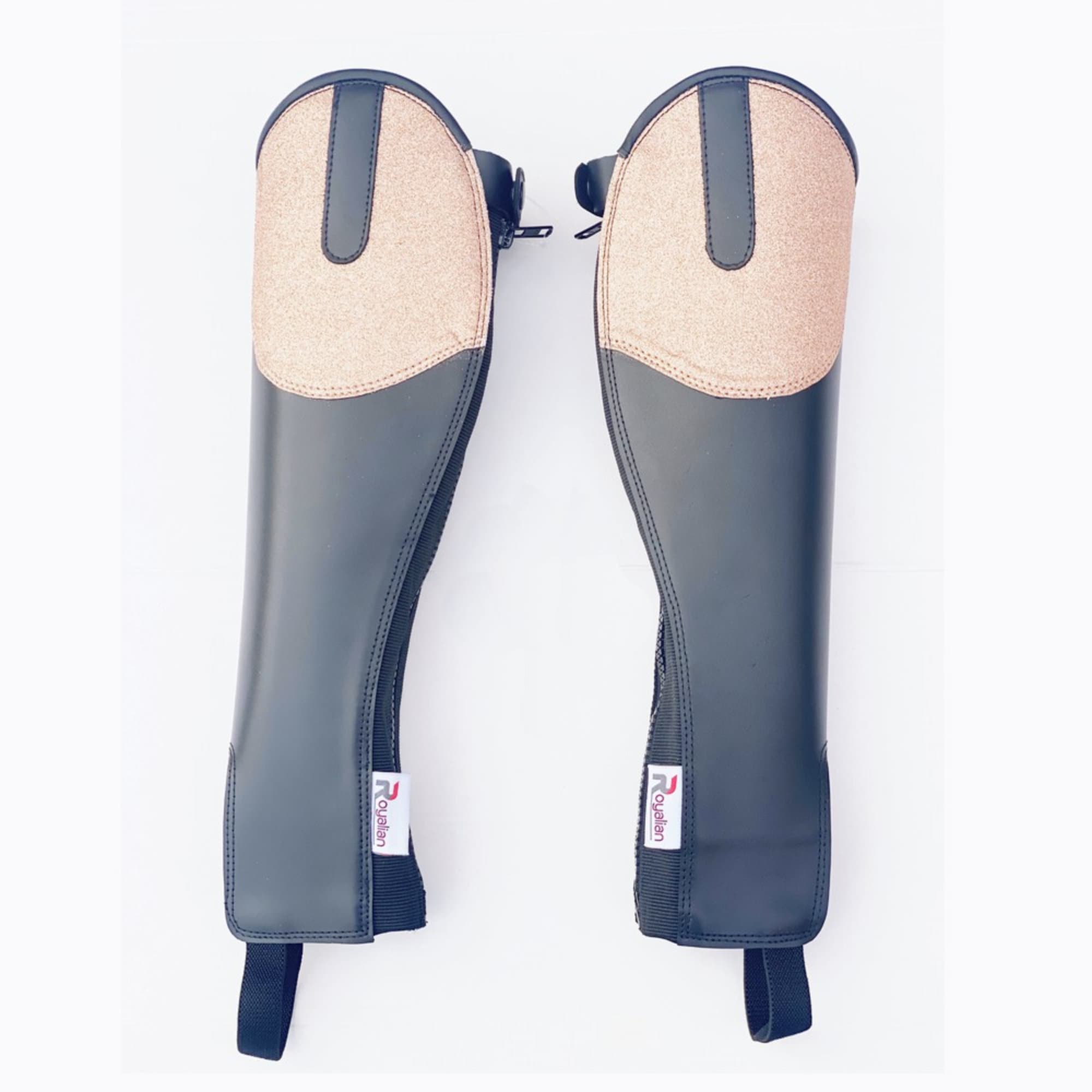 Royalian Horse Riding Glitter Leather Half Chaps/gaiters Equestrian ...