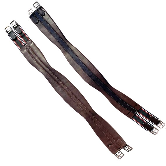 Royalian Equestrian Horse Brown Leather Girth Non-slip Sangle - Etsy