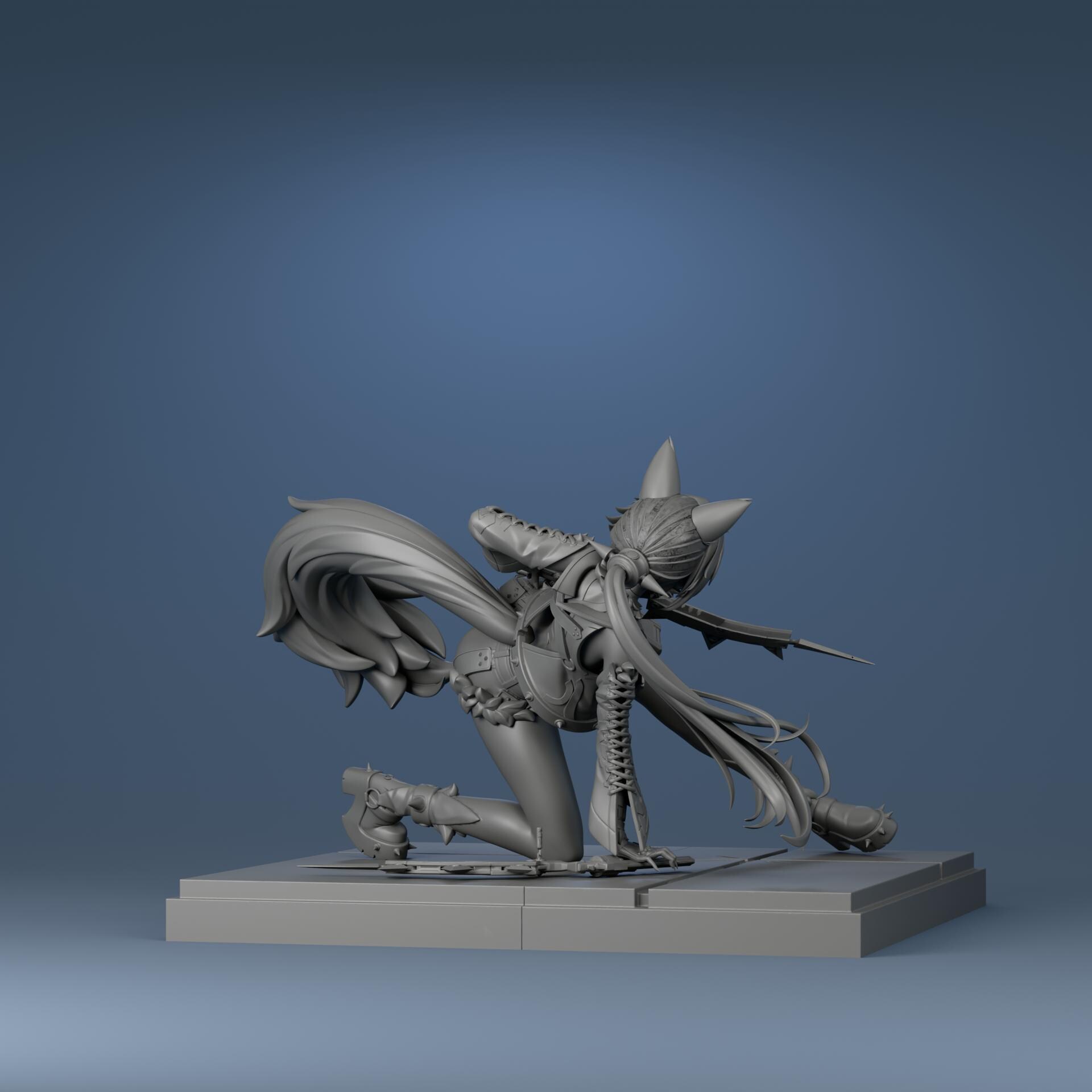 The Glass Blossom – Neo-fantasy Idol Statue | 6.5” Sci-fantasy ...