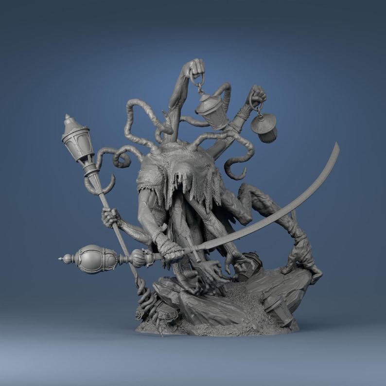Lampmaster Resin Statue: Clair Obscur Expedition 33 Boss Figure - Etsy