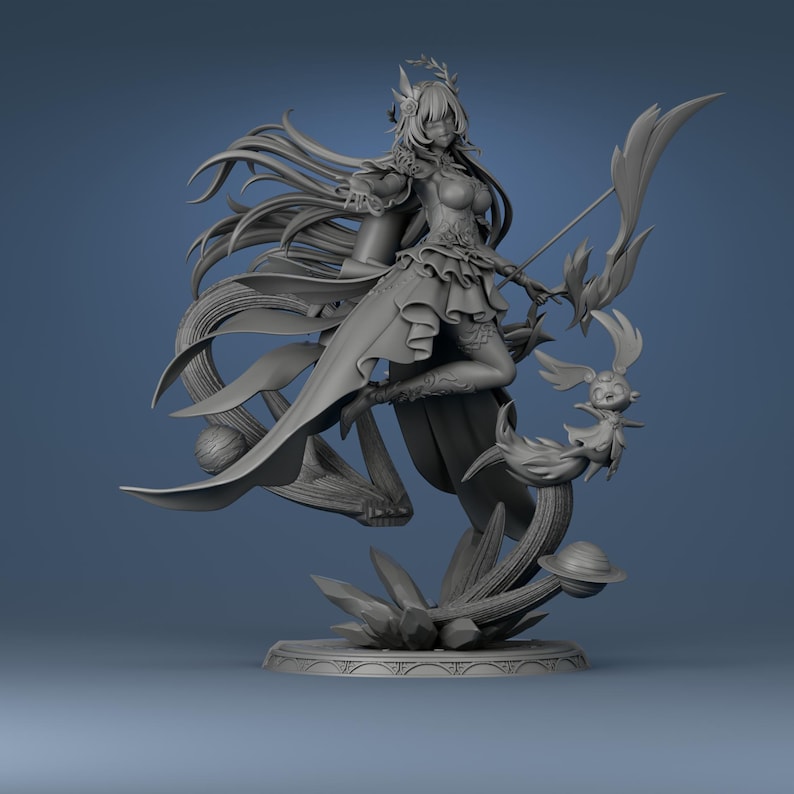 The Abyssal Navigator – Starborn Oracle Statue | 11.65” Sci-fantasy ...