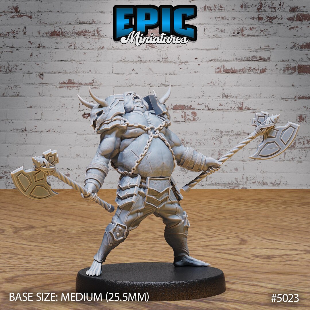 Pig Demon Officer Dnd Miniatures 32mm 8K Resin Quality Prints ...