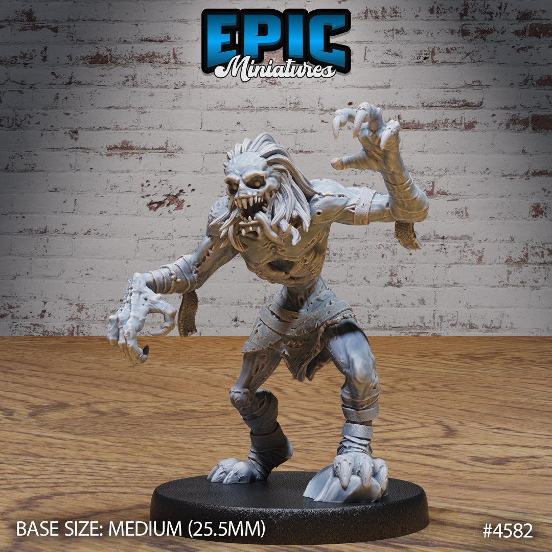 Ghoul - Multiple Poses - Dnd Miniatures 32mm 8K Resin Quality ...