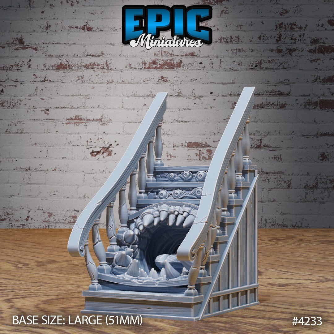 Mimic Stairs - Dnd Miniatures 32mm 8K Resin Quality Prints - Characters ...