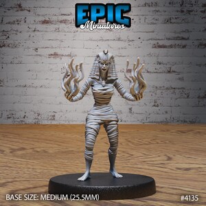 Mummy Lady - Dnd Miniatures 32mm 8K Resin Quality Prints - Characters ...