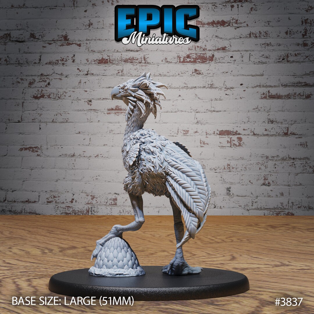 Terror Bird large Dnd Miniatures 32mm 8K Resin Quality Prints ...