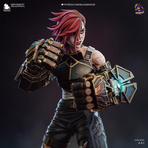Vi Arcane Statue Fractured - 9"tall - High Quality Resin Figure ...