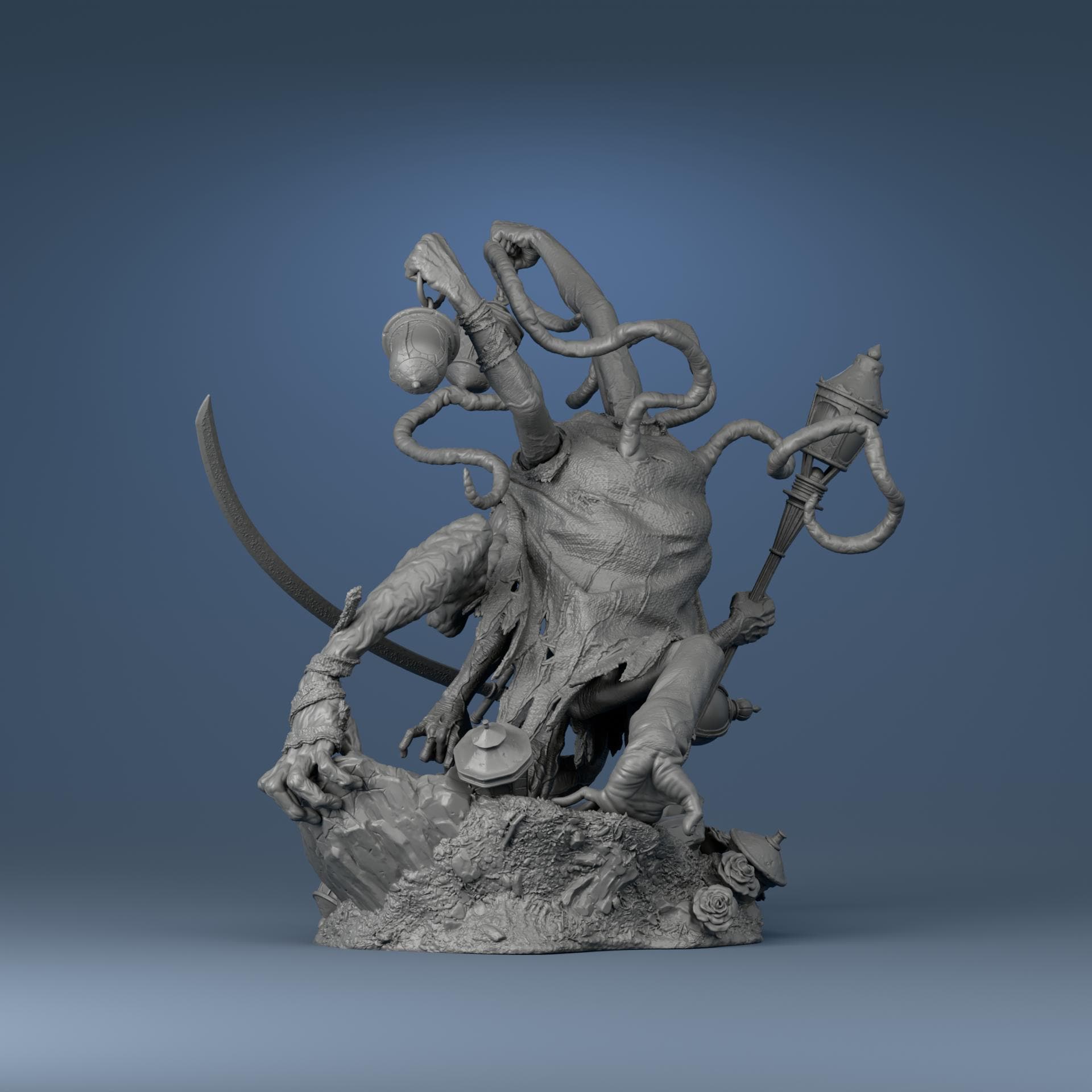 Lampmaster Resin Statue: Clair Obscur Expedition 33 Boss Figure - Etsy