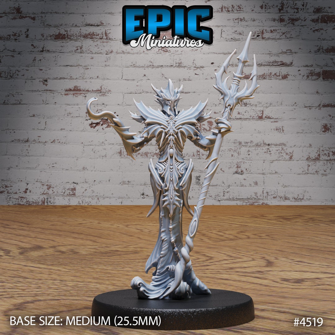 Mind Eater Adventurer - Multiple Poses - Dnd Miniatures 32mm 8K Resin ...