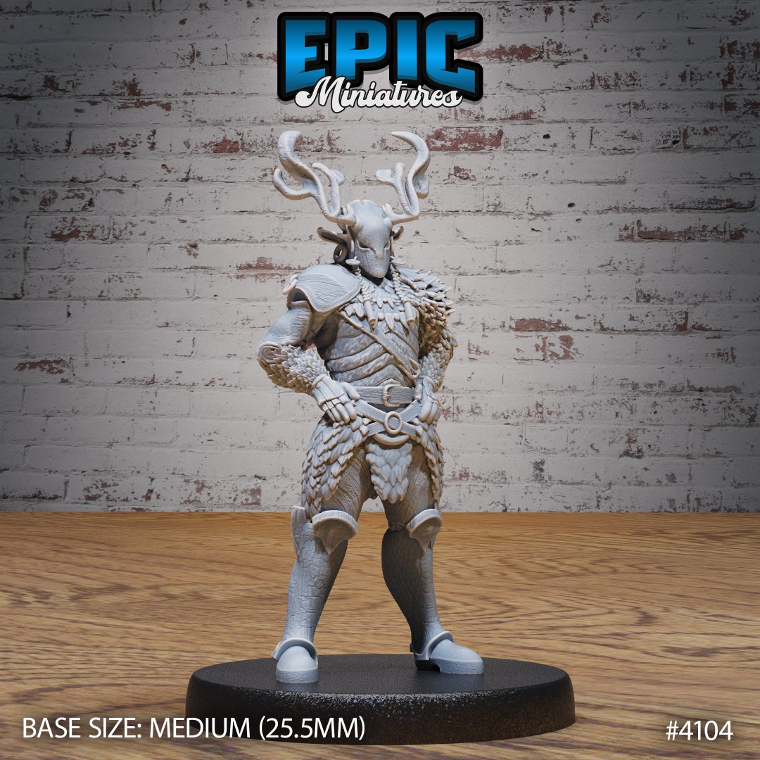 Woodland Knight - Dnd Miniatures 32mm 8K Resin Quality Prints ...