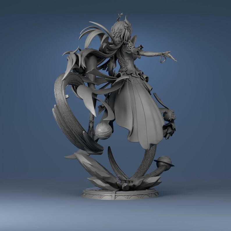 The Abyssal Navigator – Starborn Oracle Statue | 11.65” Sci-fantasy ...
