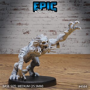 Ghoul - Multiple Poses - Dnd Miniatures 32mm 8K Resin Quality ...