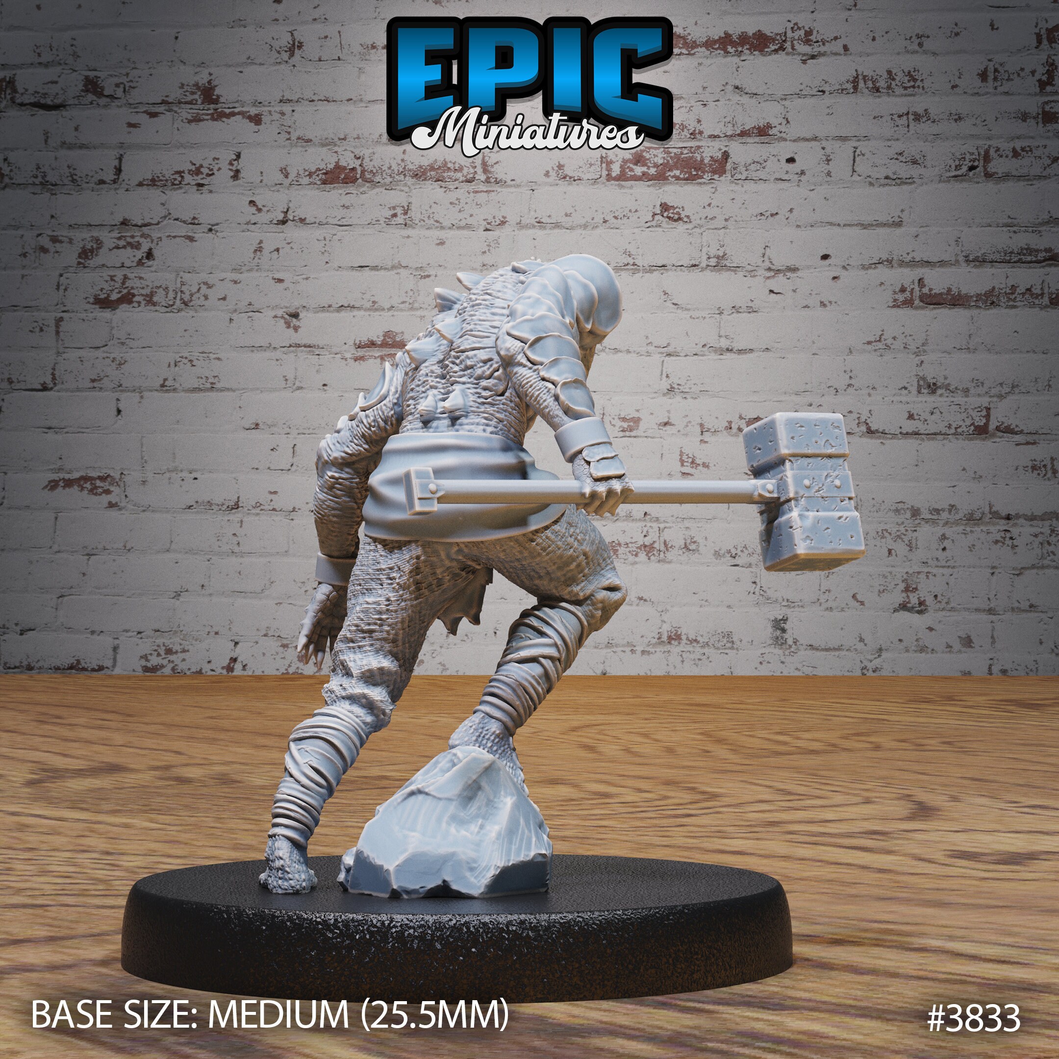 Crocodile Folk Warrior Dnd Miniatures 32mm 8K Resin Quality - Etsy