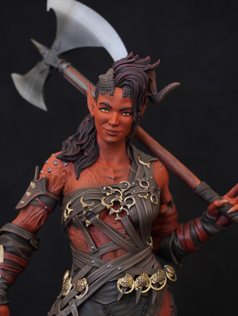Karlach - 11.5"tall - High Quality Resin Figure - Multiple Sizes ...