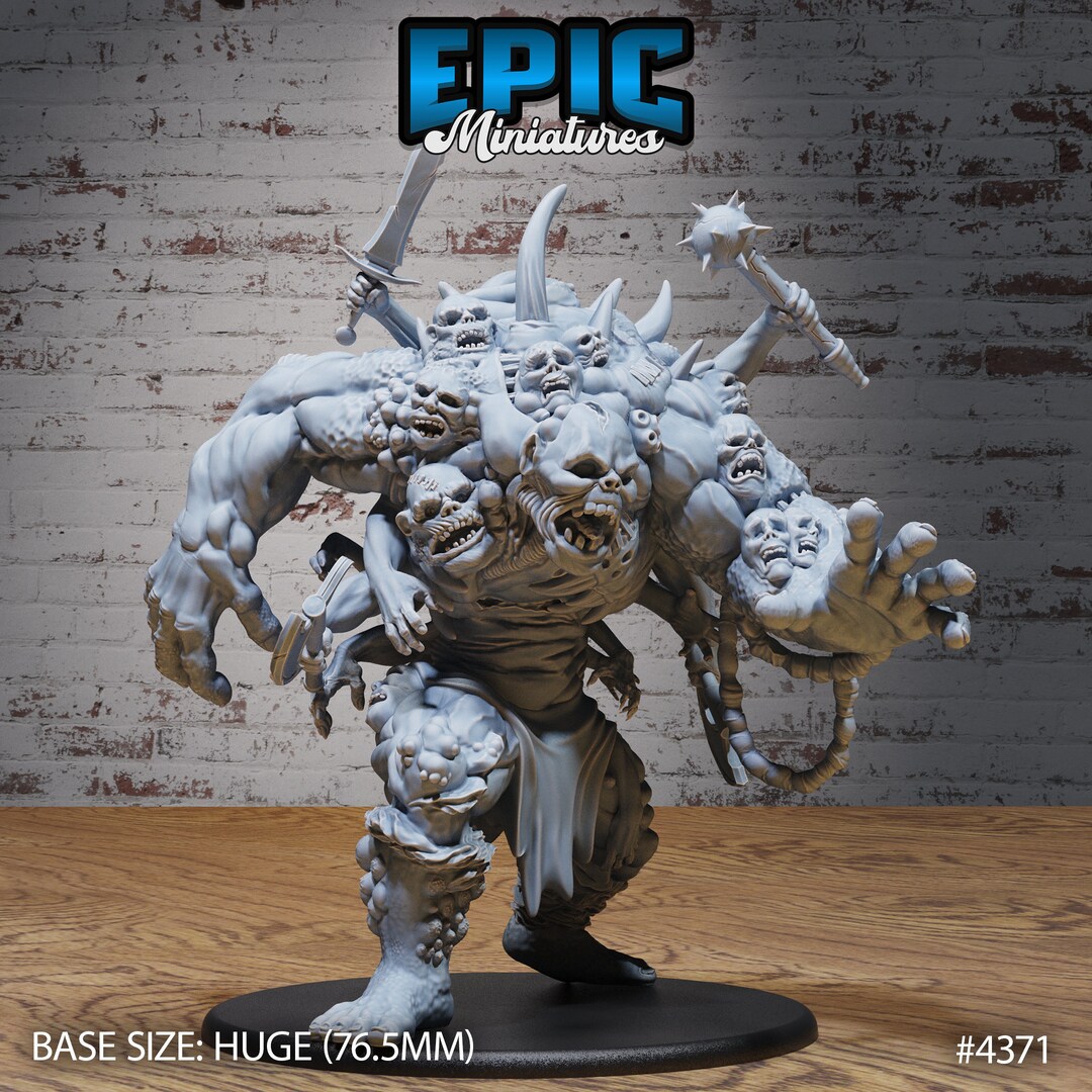 Horror Titan - Huge - Dnd Miniatures 32mm 8K Resin Quality Prints ...