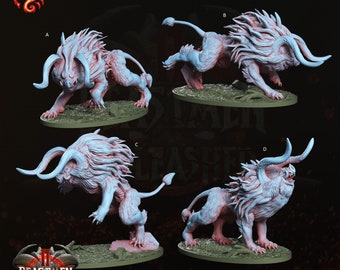 Arcanaloth Dnd Miniatures 32mm 8K Resin Quality Prints Characters TTRPG ...