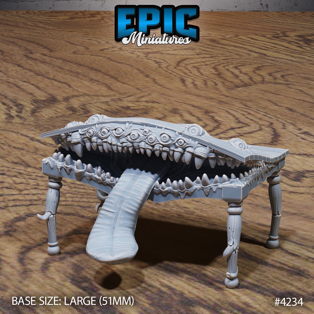Mimic Table - Dnd Miniatures 32mm 8K Resin Quality Prints - Characters ...