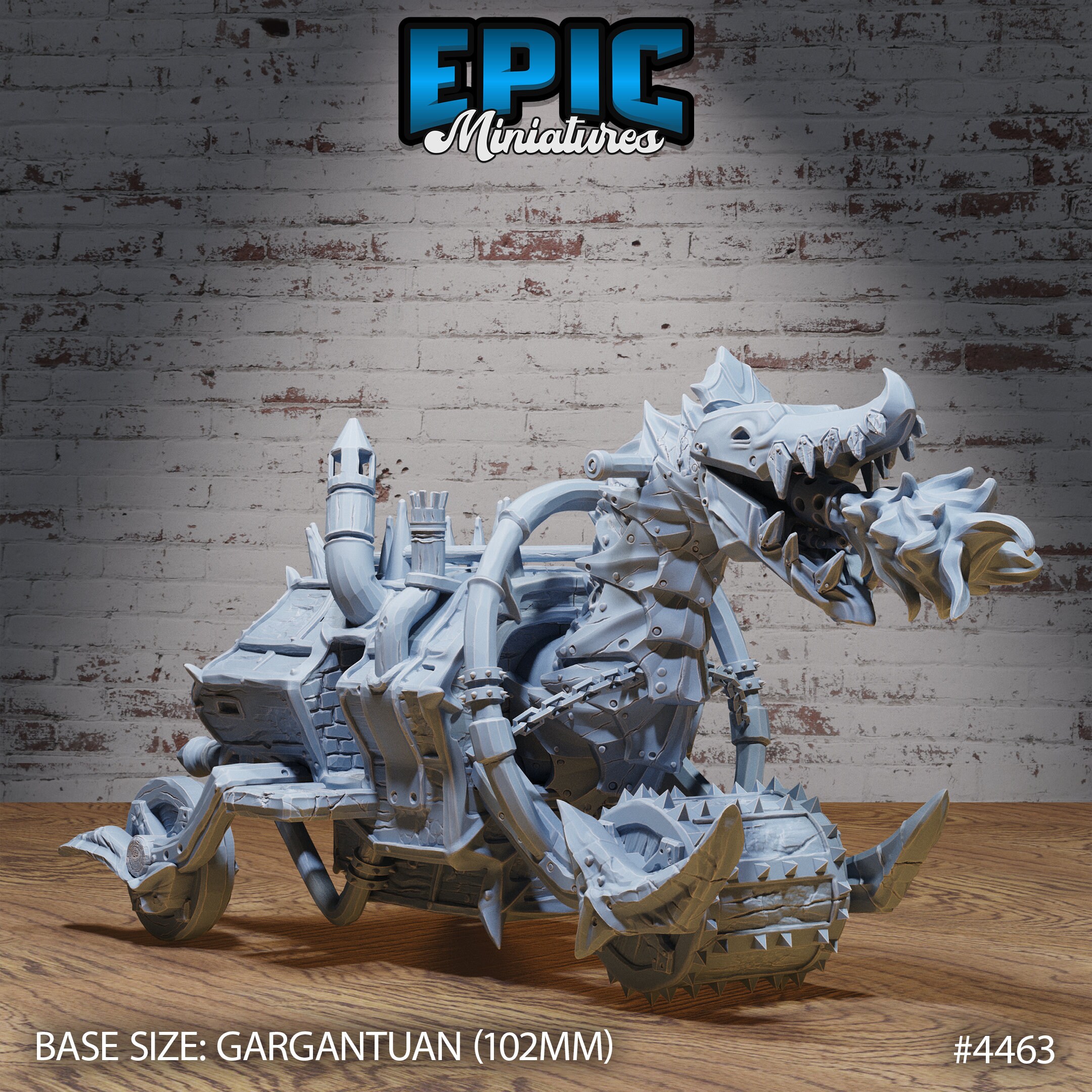 Kobold Flamethrower Tank Gargantuan Dnd Miniatures 32mm 8K Resin Prints ...